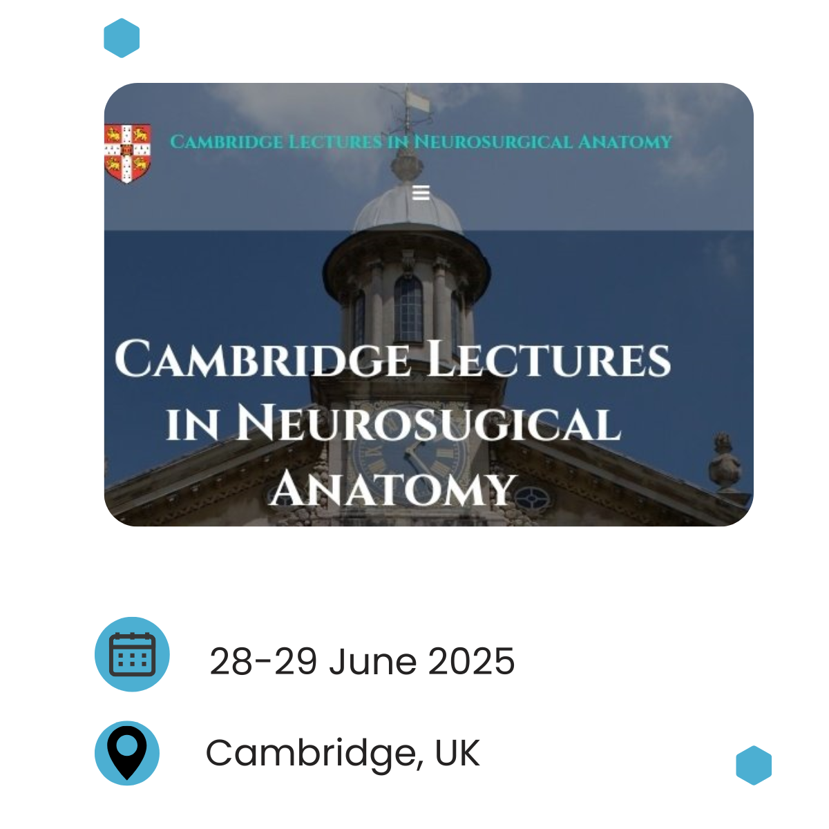 Cambridge Lectures in Neurosurgical Anatomy - Events - ISPN